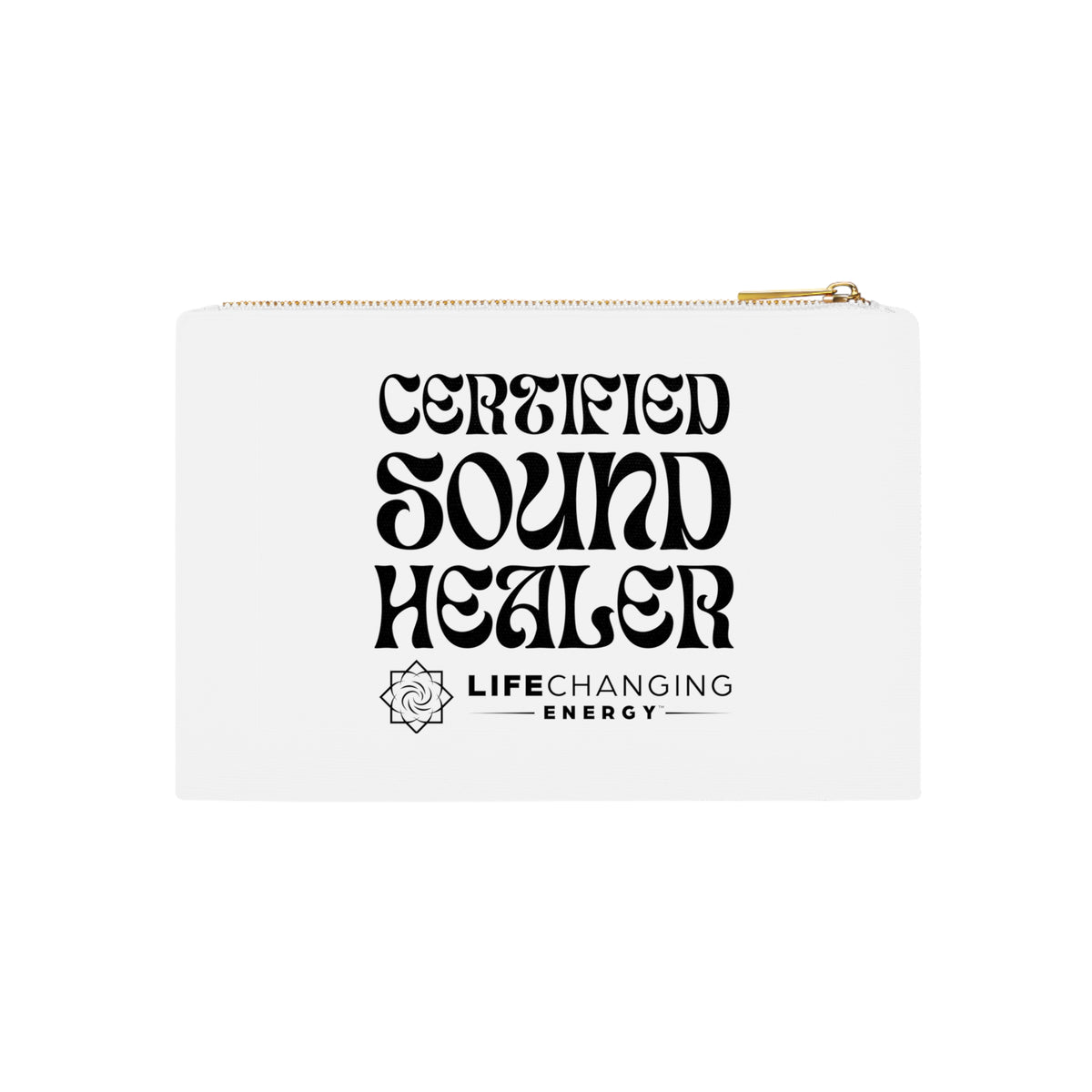 Certified Sound Healer Cosmetic Bag – Life Changing Energy