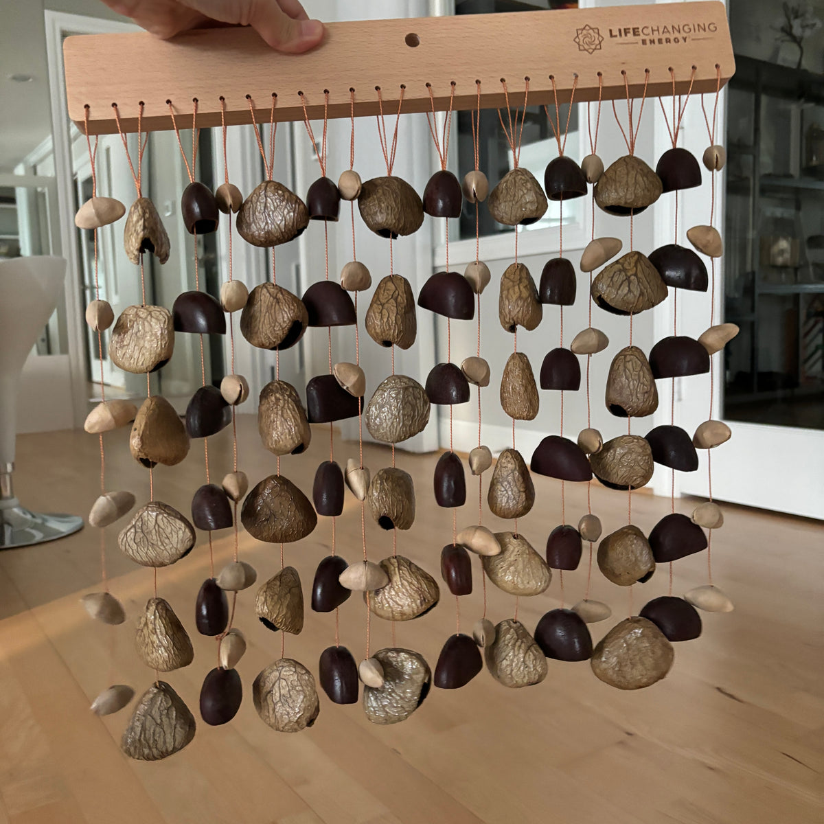 Nut Wind Chimes - Water and Rain sound + FREE STAND