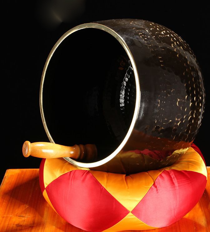 Black Copper Chinese Japanese Rin Gong Bowls