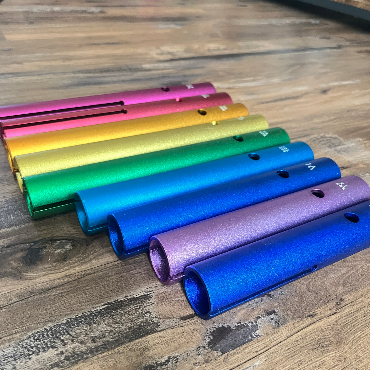 9 Solfeggio Wah-Wah Tubes and Mallets – Life Changing Energy